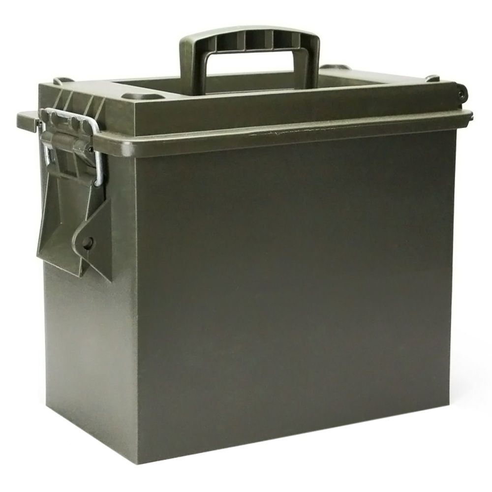 Olive Drab Tall Ammo Box | Camouflage.ca