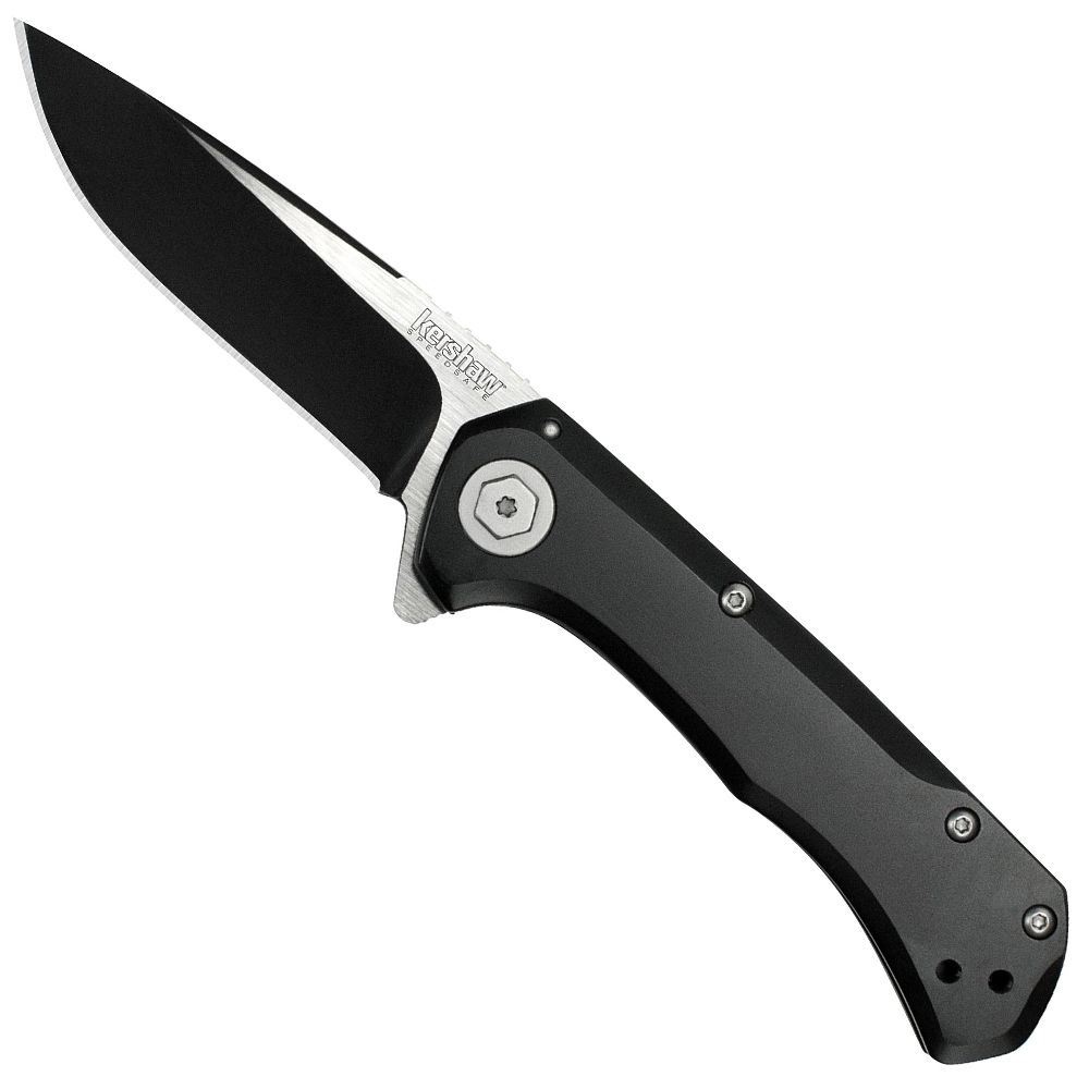 Showtime Satin & Black-Oxide Coated Blade Folding Knife | Camouflage.ca