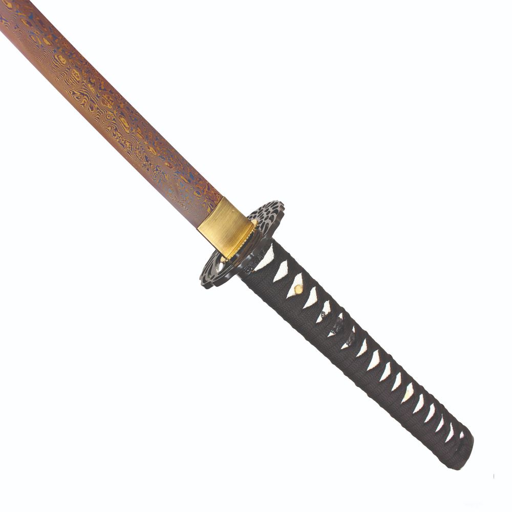 Buy 40'' Carbon Acid Steel Katana - Ray Skin | Camouflage.com