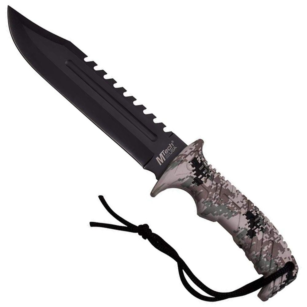 M-Tech USA Digital Camo Nylon Fiber Handle Fixed Knife | Camouflage.ca