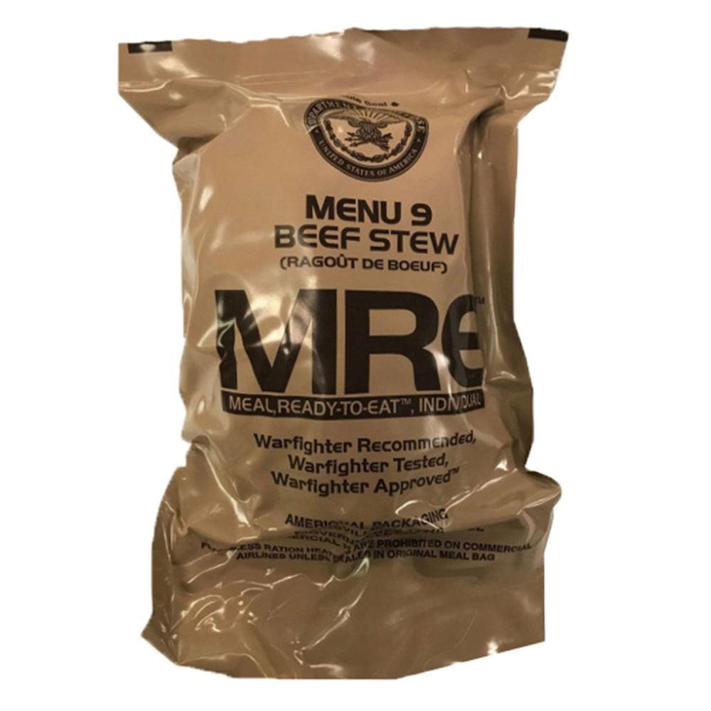 Buy MRE Star Complete Meal - Menu 9 | Camouflage.ca