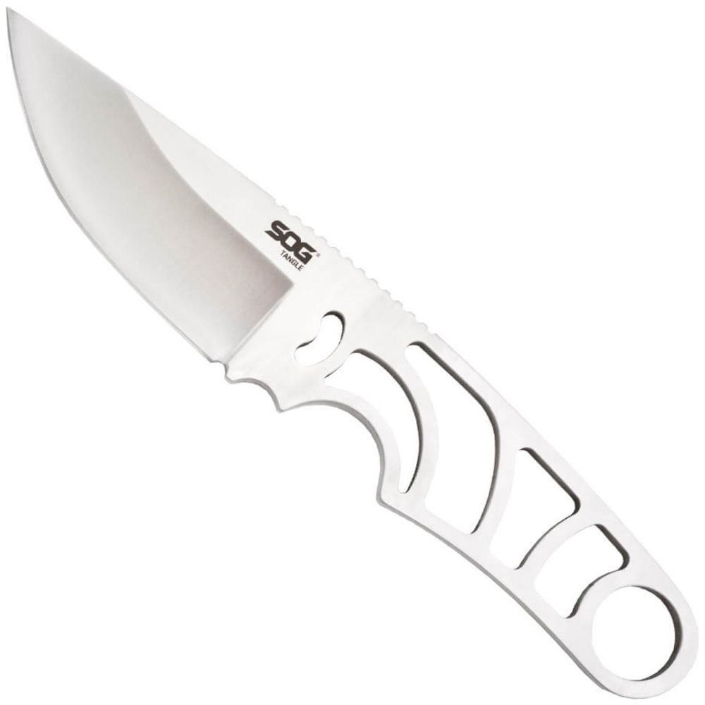 Tangle Drop-Point Fixed Blade Knife w/ Sheath | Camouflage.ca