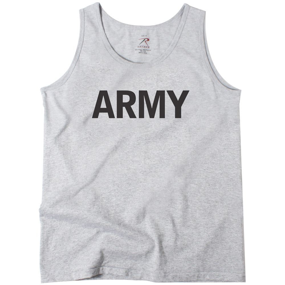 Mens Army Military Physical Training Tank Top | Camouflage.ca