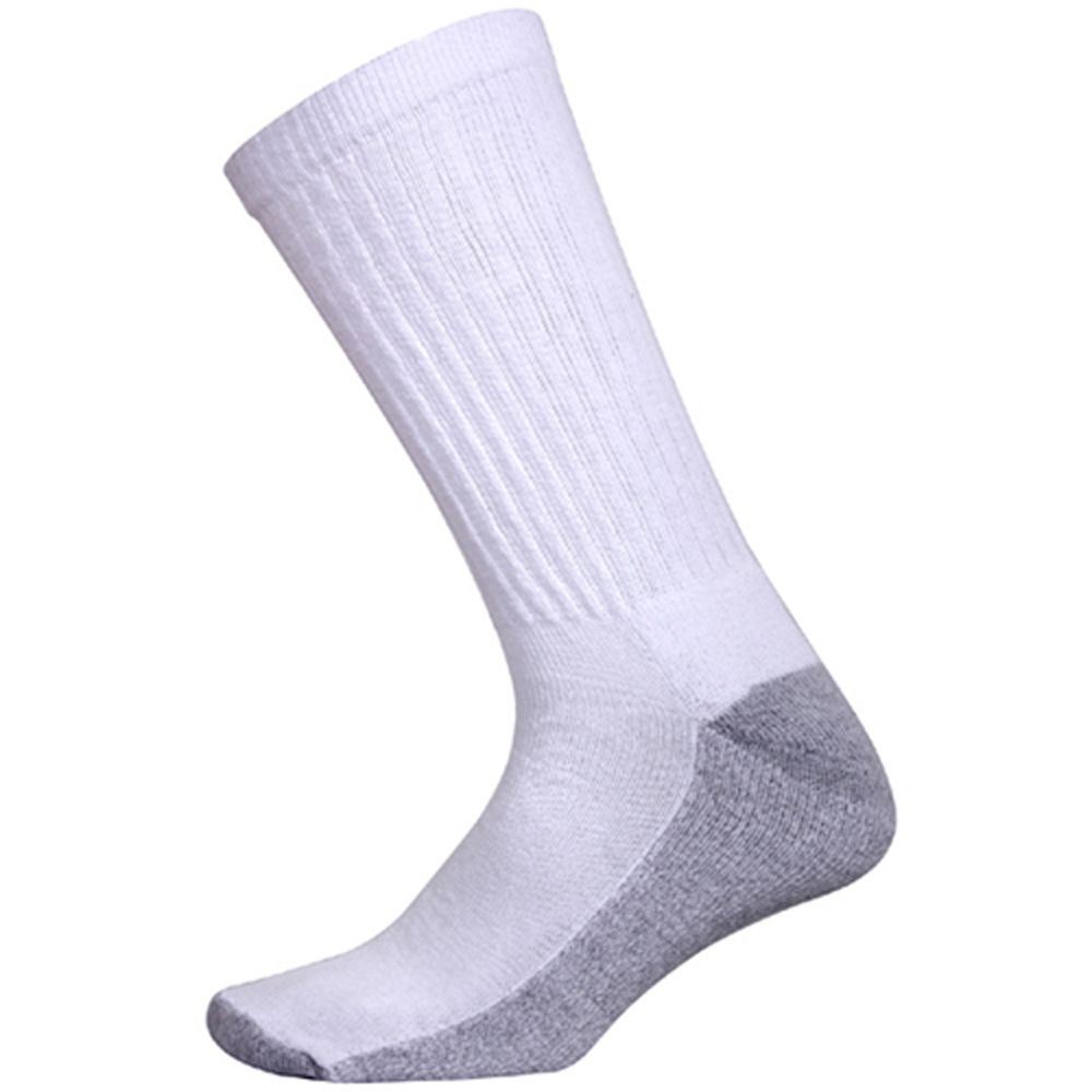 White Crew Socks with Cushion Sole | Camouflage.ca