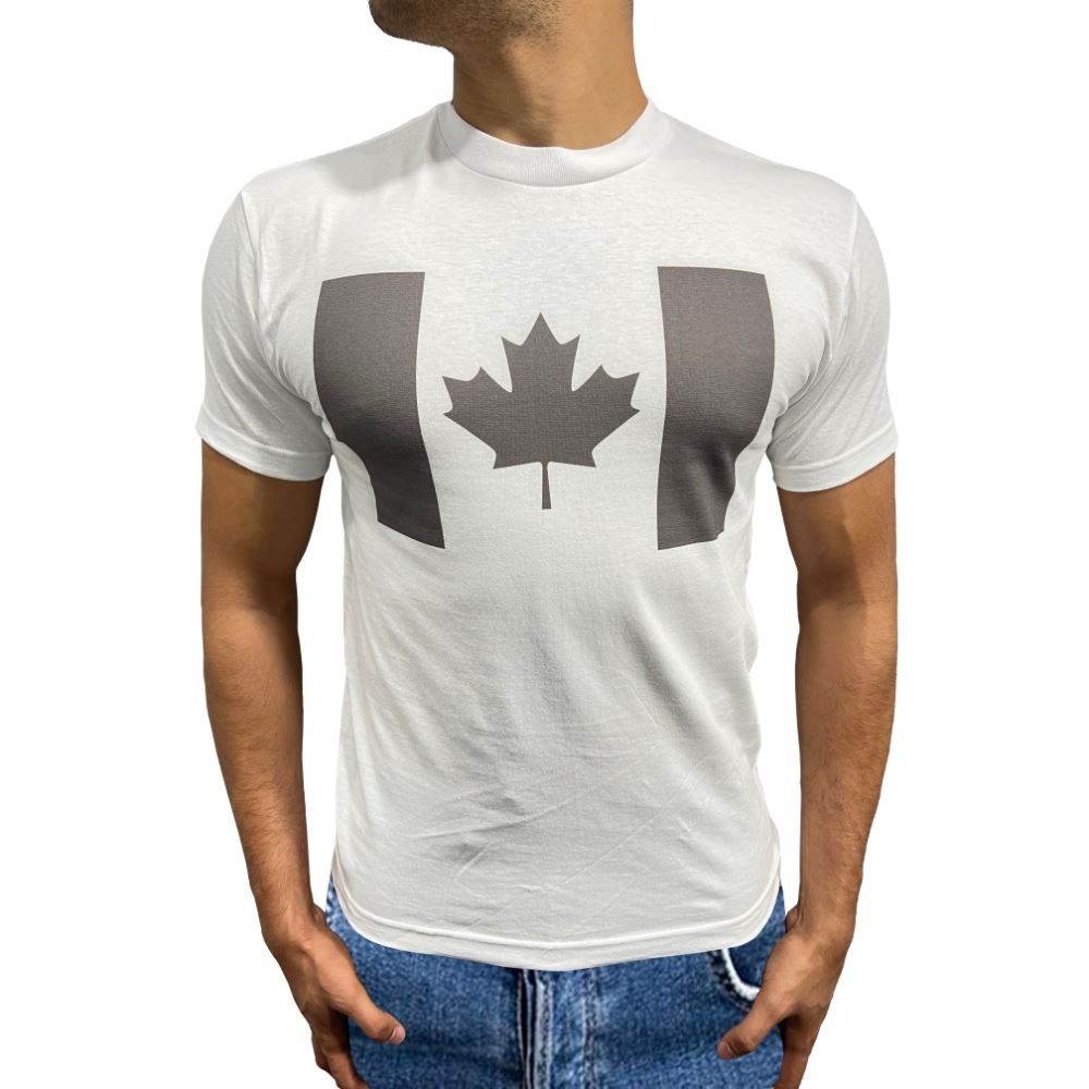 Canada Flag Custom Printed T-shirt | Camouflage.ca