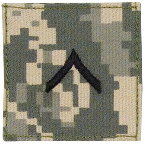 Official U.S. Made Embroidered Rank Insignia - Private | Camouflage.ca